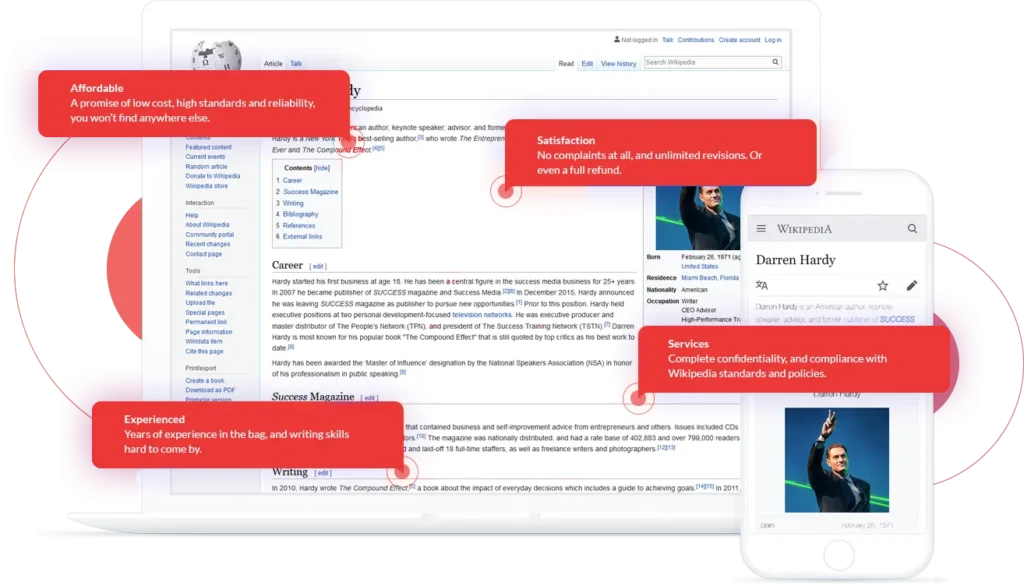 ABS: Wikipedia Page Creation, Writing & Editing Services